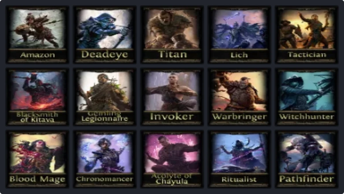 Poe2 Class Tier List Maker - Tierking